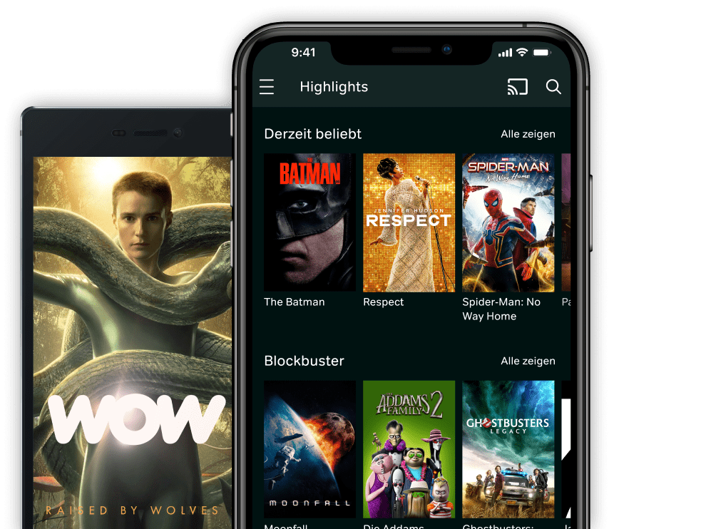 WOW | Serien, Filme & Live-Sport streamen